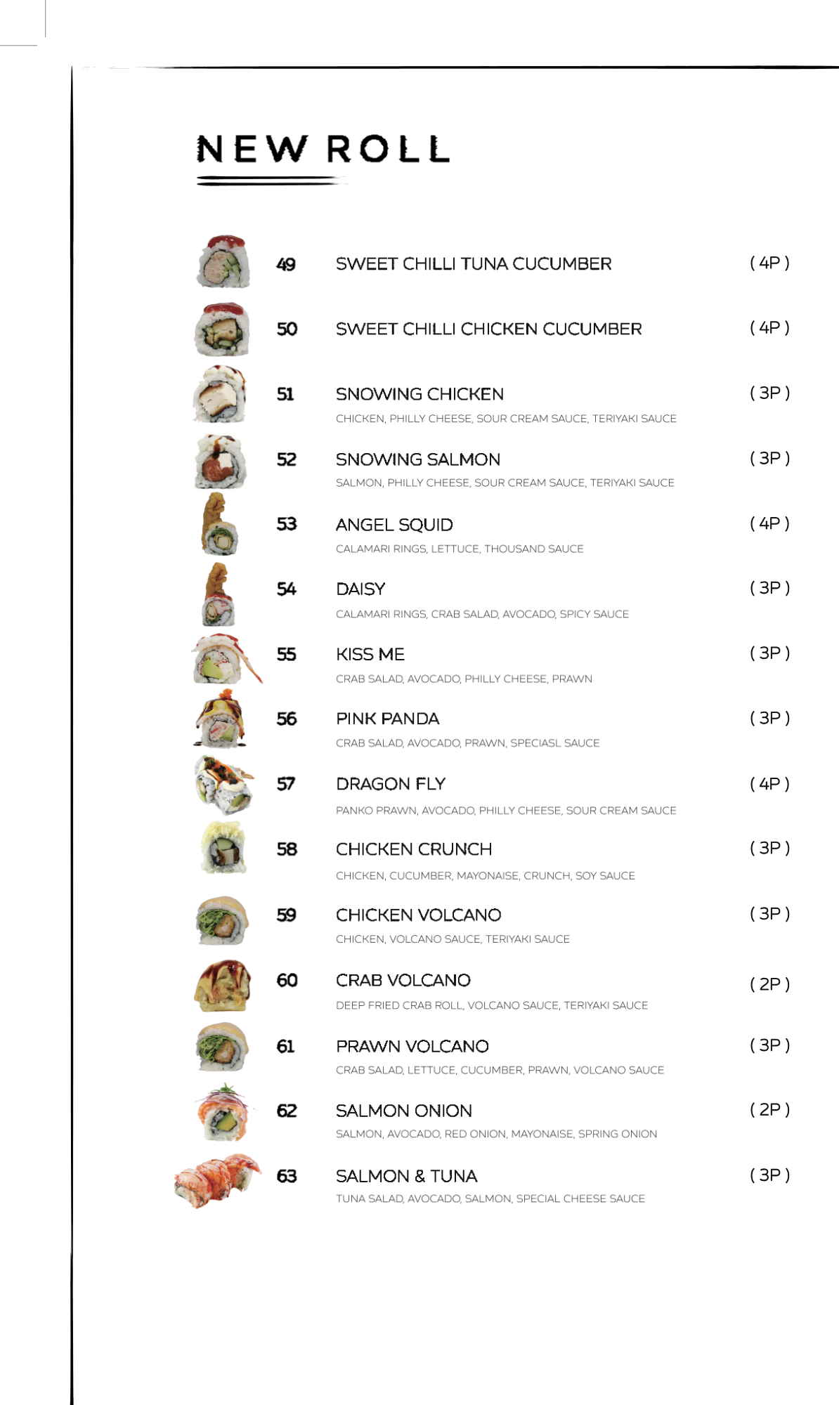 Sushi Haru Dubbo - Our Menu