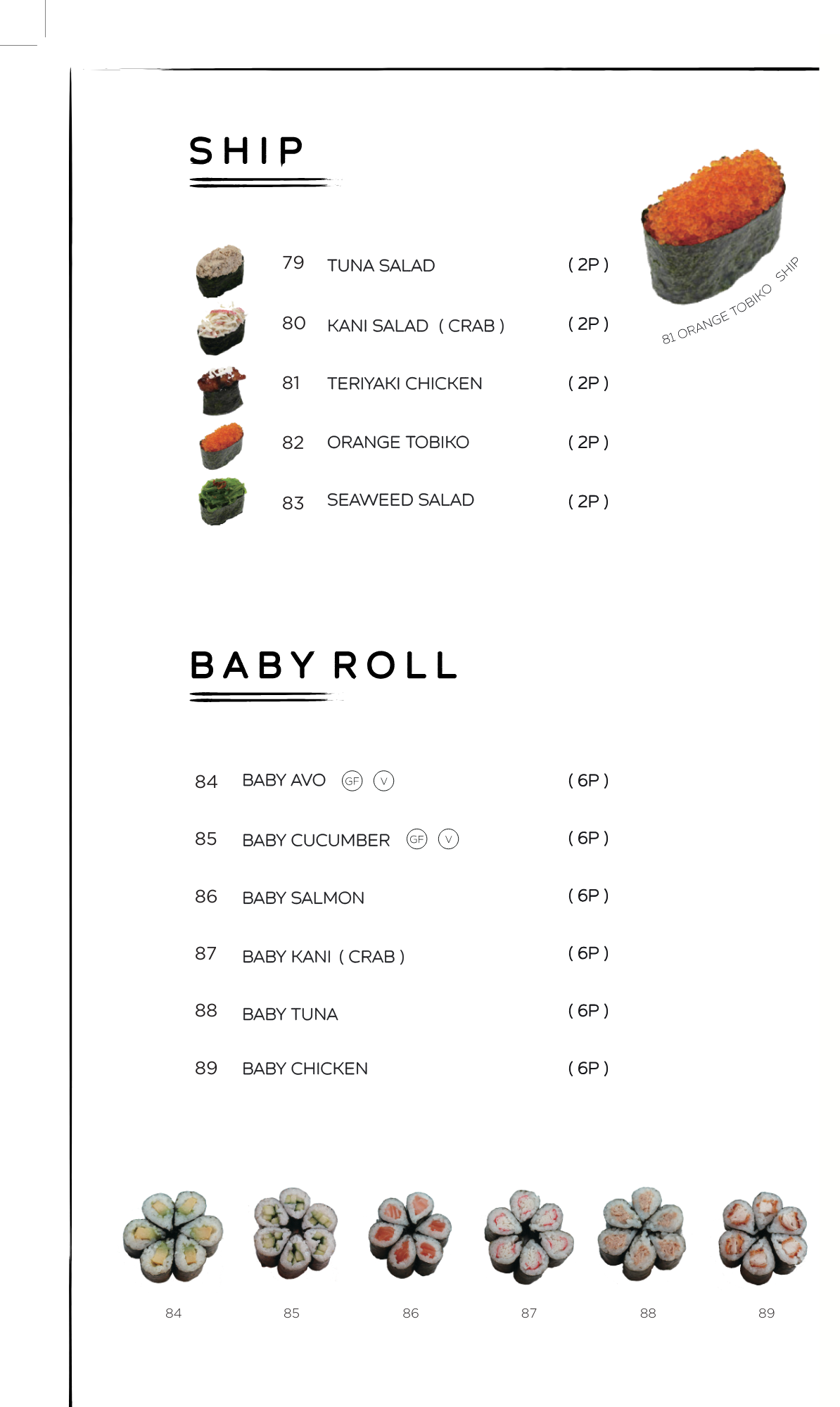 Sushi Haru Dubbo - Our Menu